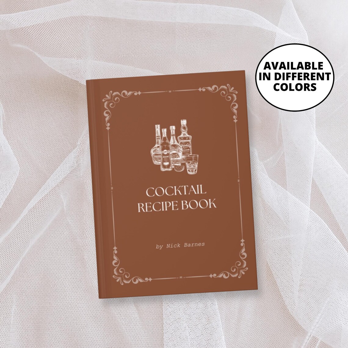 Personalized Cocktail Recipe Book, Custom Cocktail Recipes ...