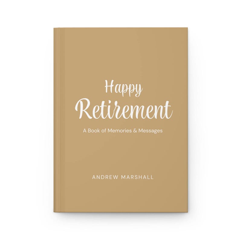 Happy Retirement, Retirement Party Guest Book, Memories & Messages ...