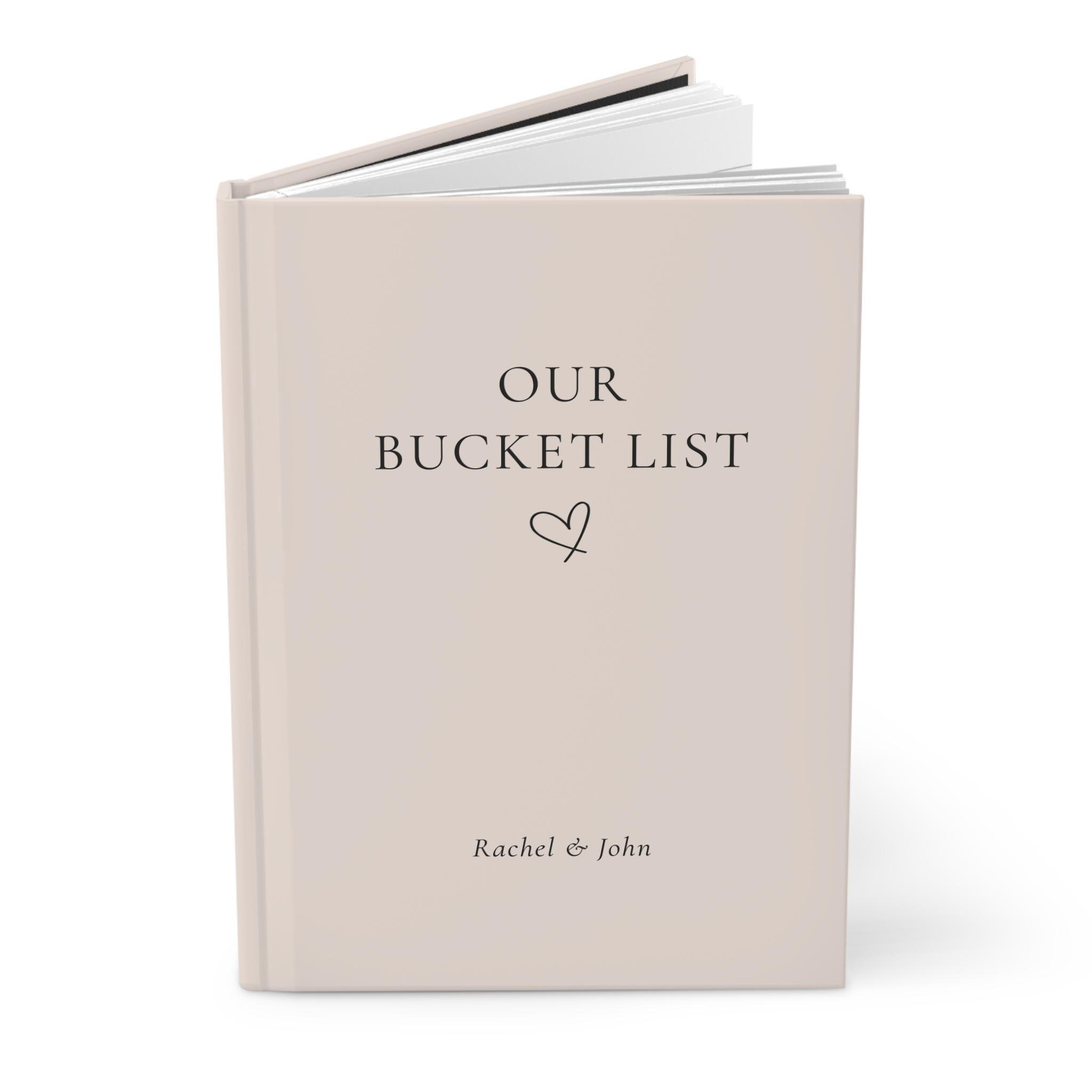 Personalized Couple Notebook- Custom Anniversary Gift- Our Bucket List ...