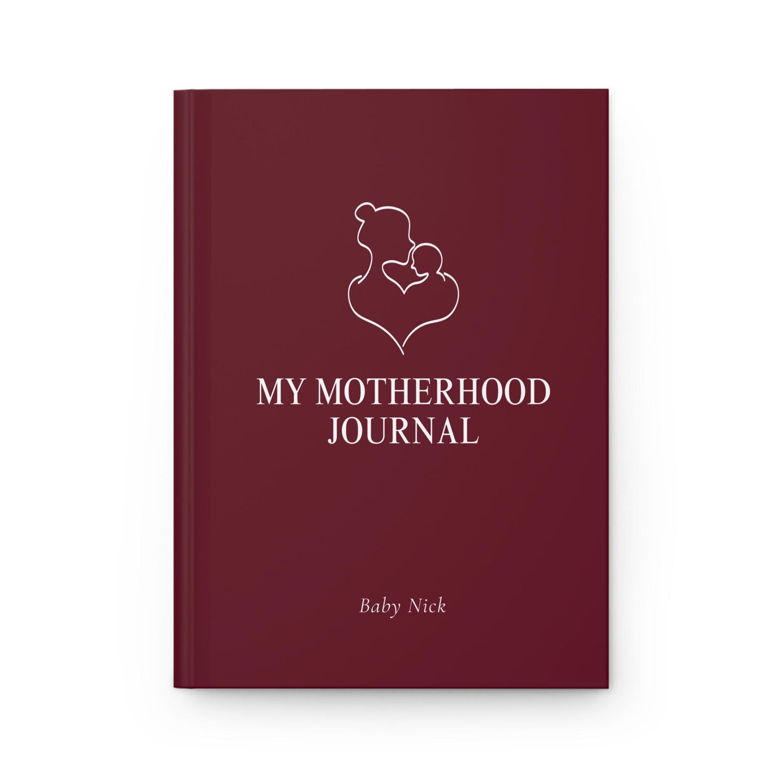 Custom Motherhood Journal, Personalized Pregnancy Journal, Pregnant ...
