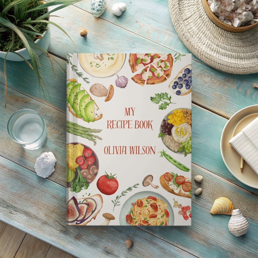 Custom Recipe Book- Personalized Cookbook- Couple Dinner Recipes- Gift ...