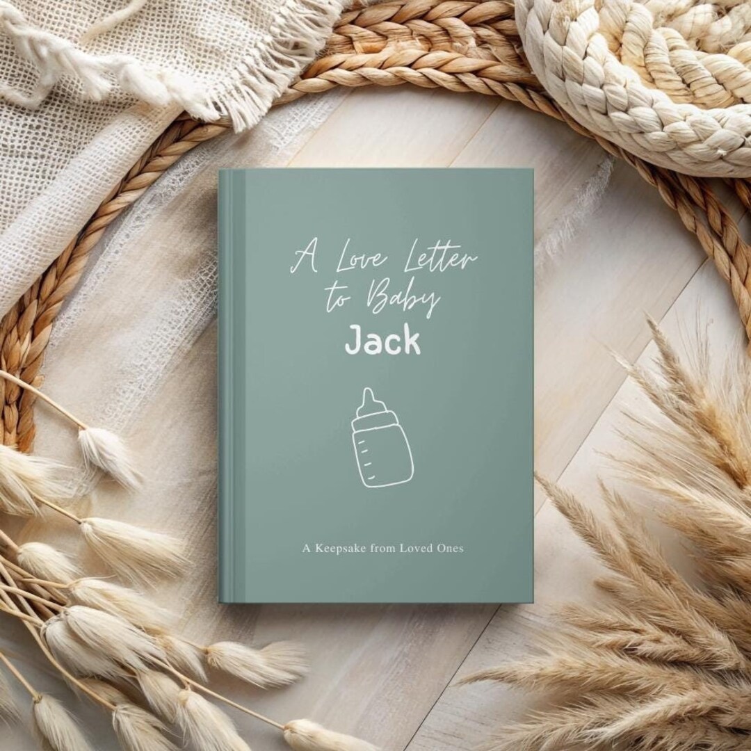 A Love Letter to the Baby, Personalized Baby Keepsake Journal, Custom ...