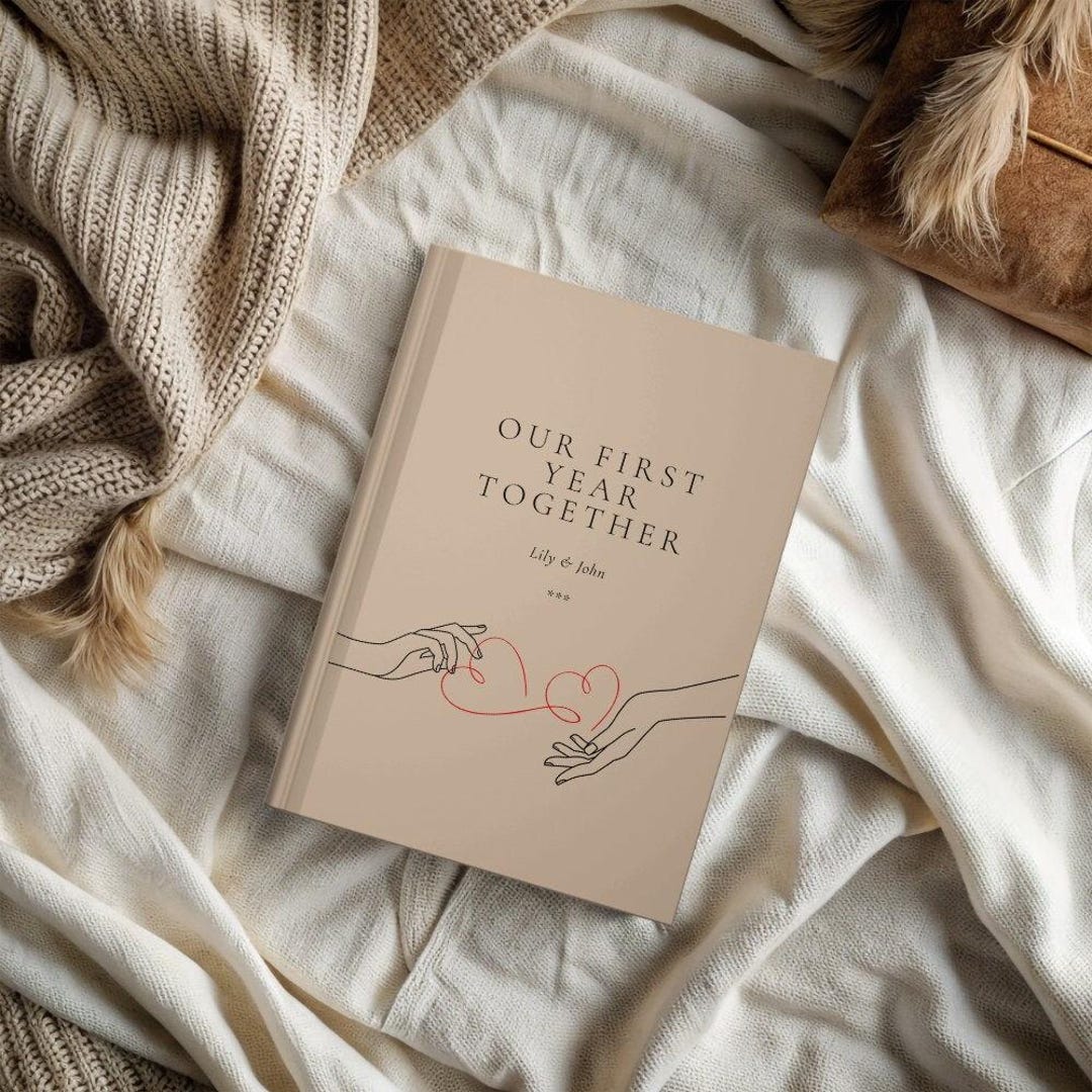 Personalized Anniversary Journal – Custom Couple Memory Book – Romantic ...