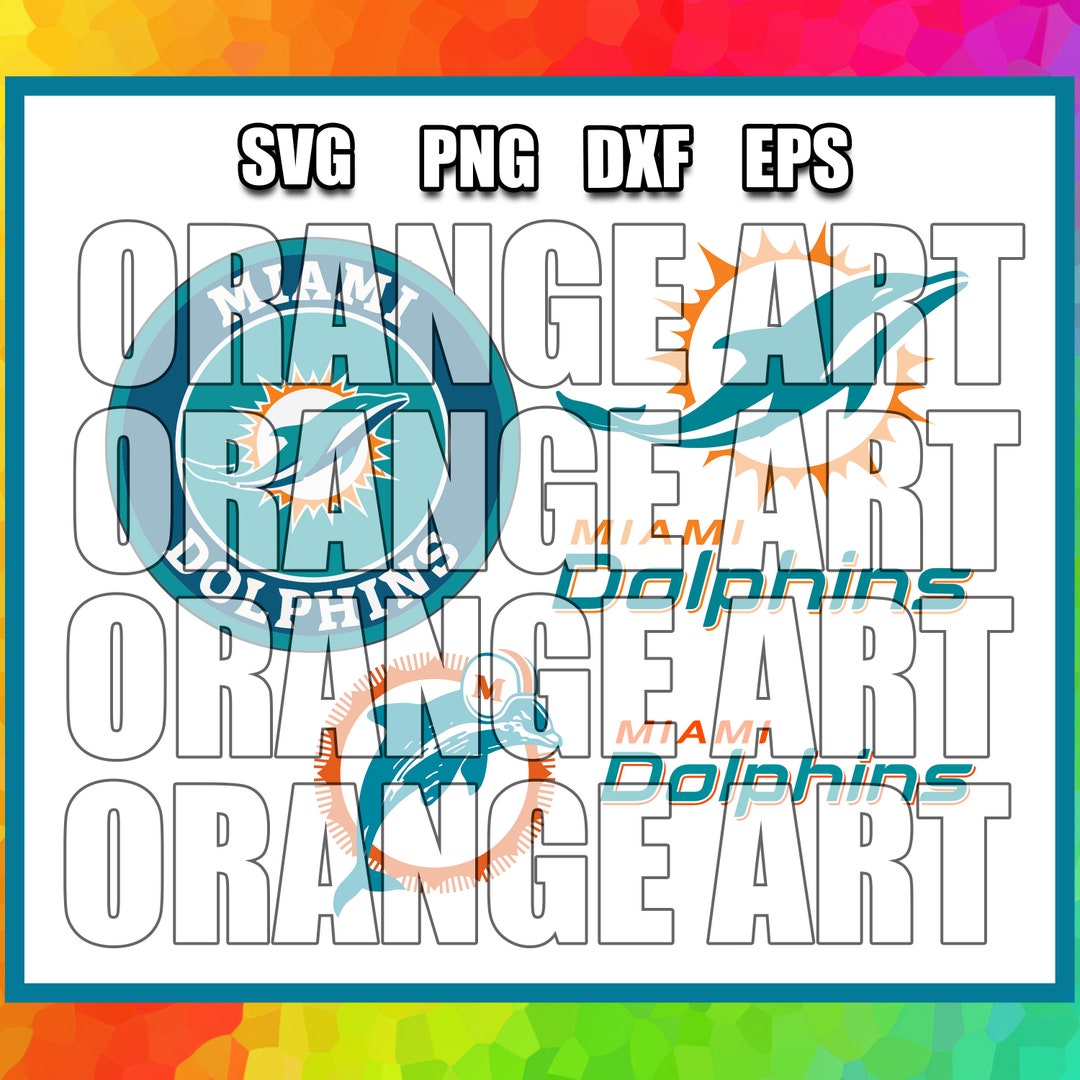 Miami Dolphinns Football SVG PNG Bundle, Svg Sports Files, Svg for ...