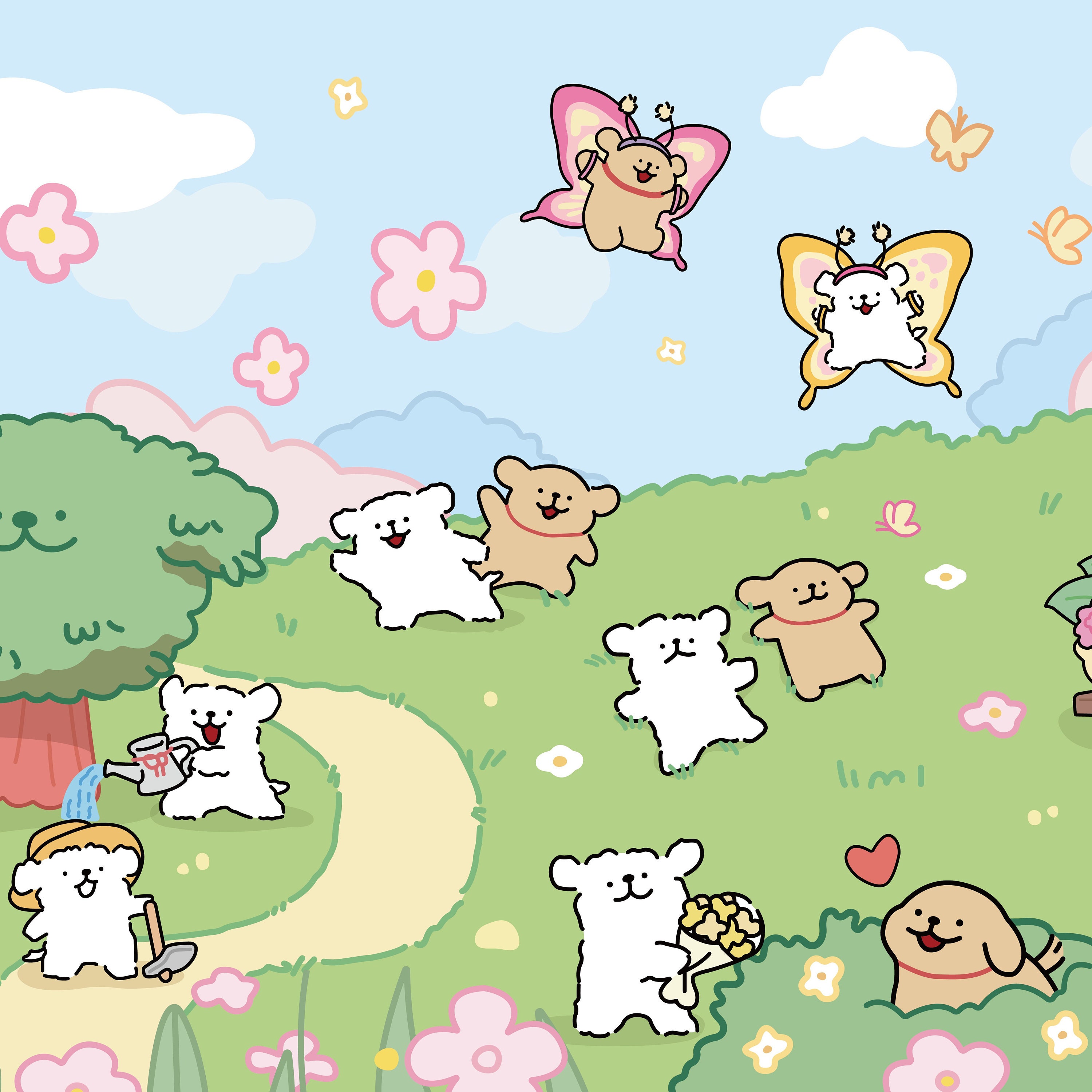 Spring-themed Desktop Wallpaper - Etsy