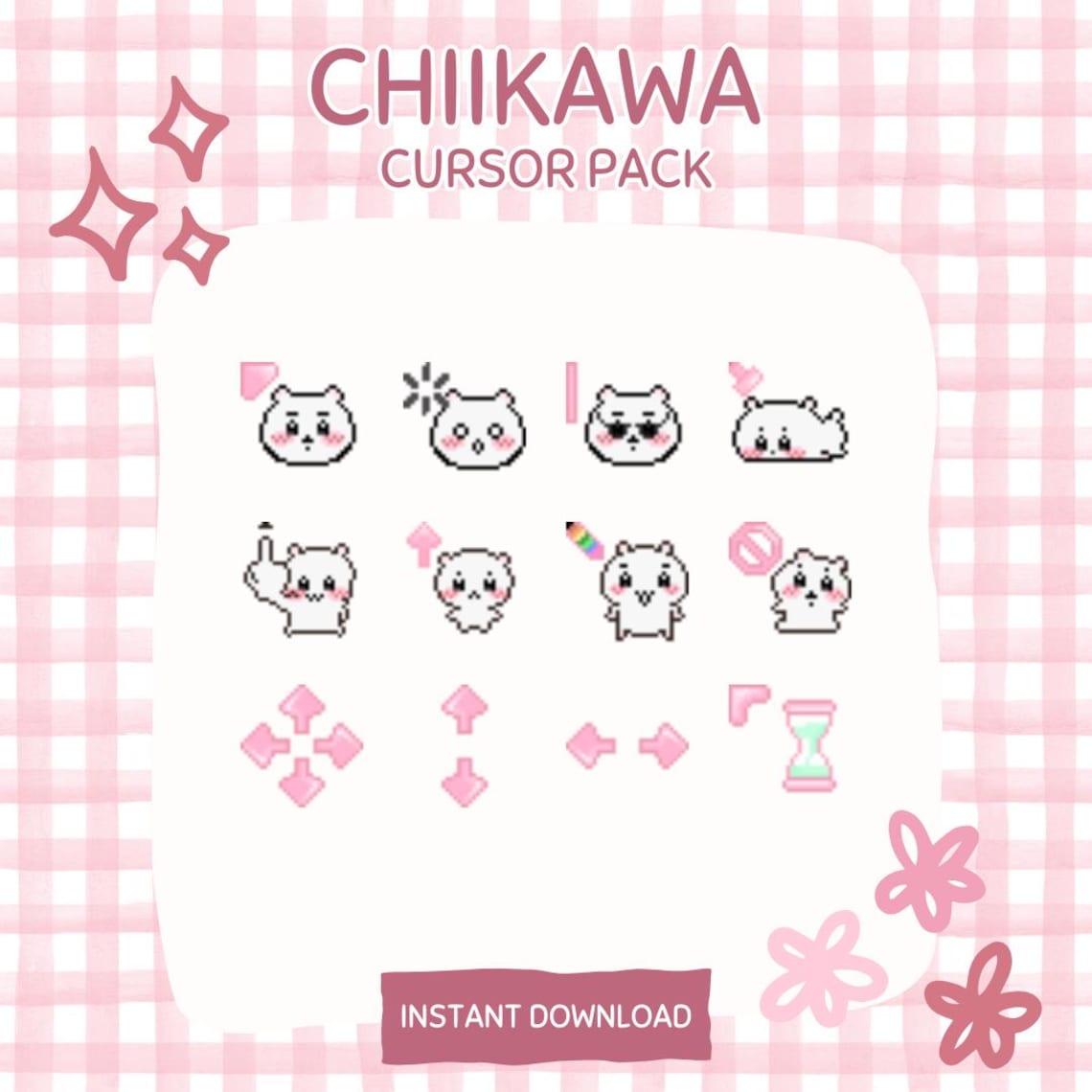 15 Chiikawa Themed Mouse Cursor Packs | Windows Only | Cute Mouse ...