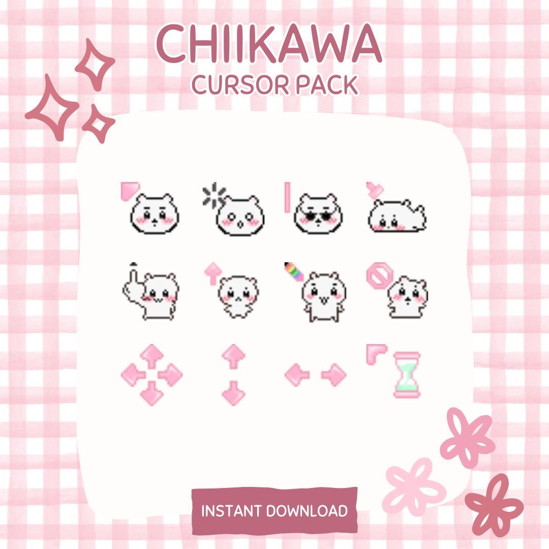 15 Chiikawa Themed Mouse Cursor Packs Windows Only Cute Mouse Cursors Cute Mouse Pointers