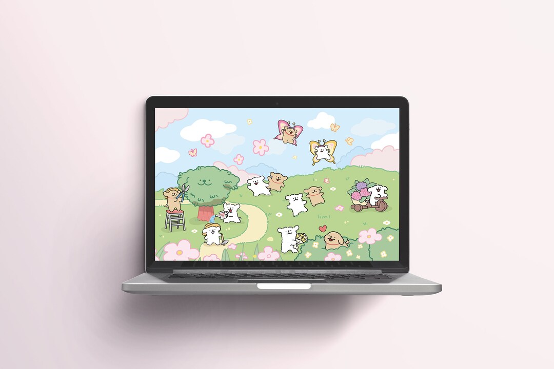 Spring-themed Desktop Wallpaper | Cute Wallpaper | Pink Wallpaper ...