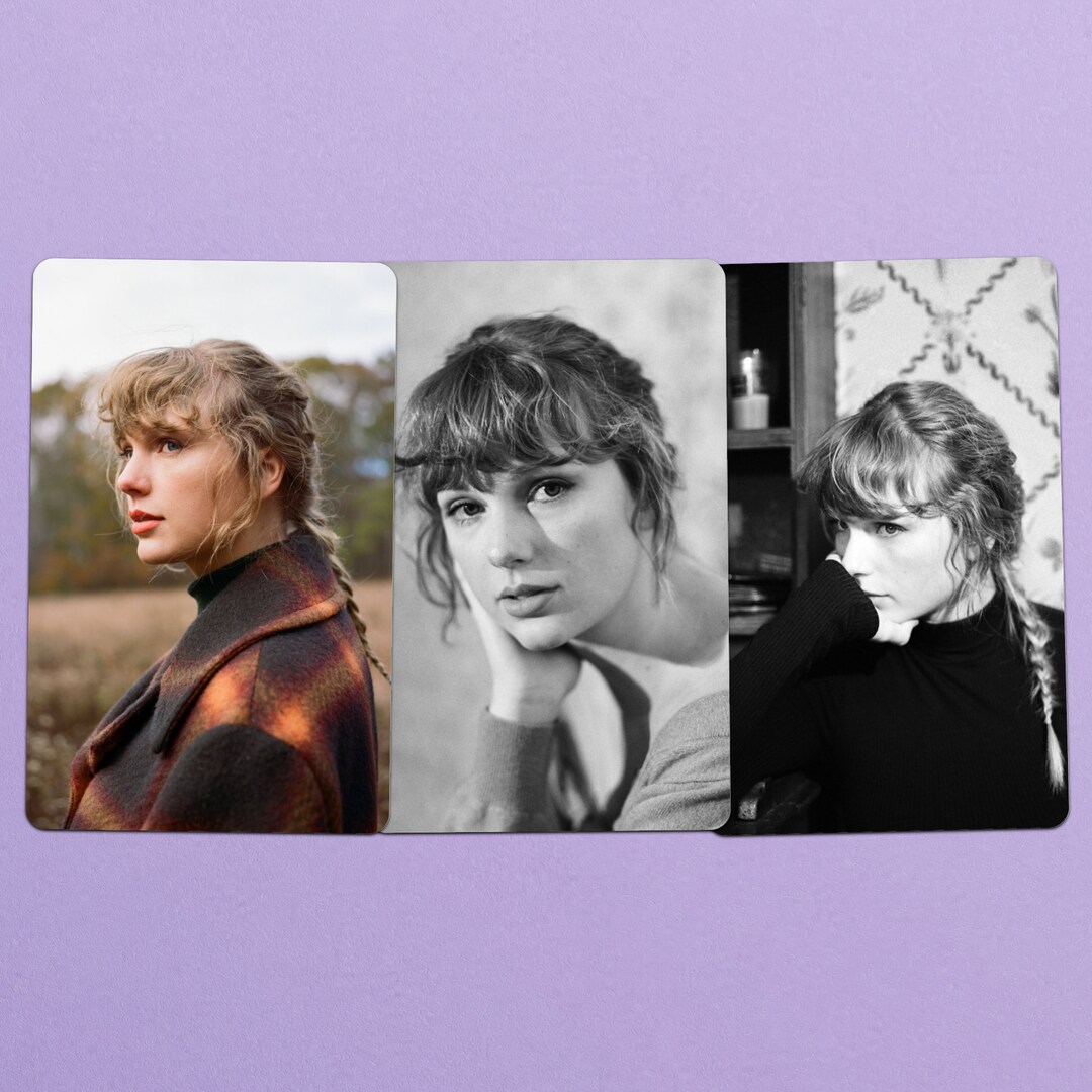 Taylor Swift Evermore Custom Design Photocard Set - Etsy