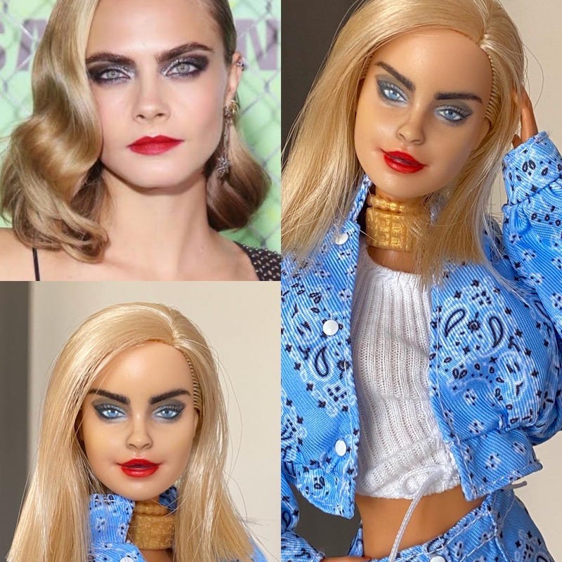 Custom Barbie Doll - Etsy