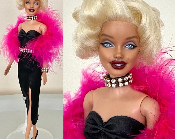 Custom Realistic Barbie Marilyn Monroe Art Doll Repaint OOAK With ...