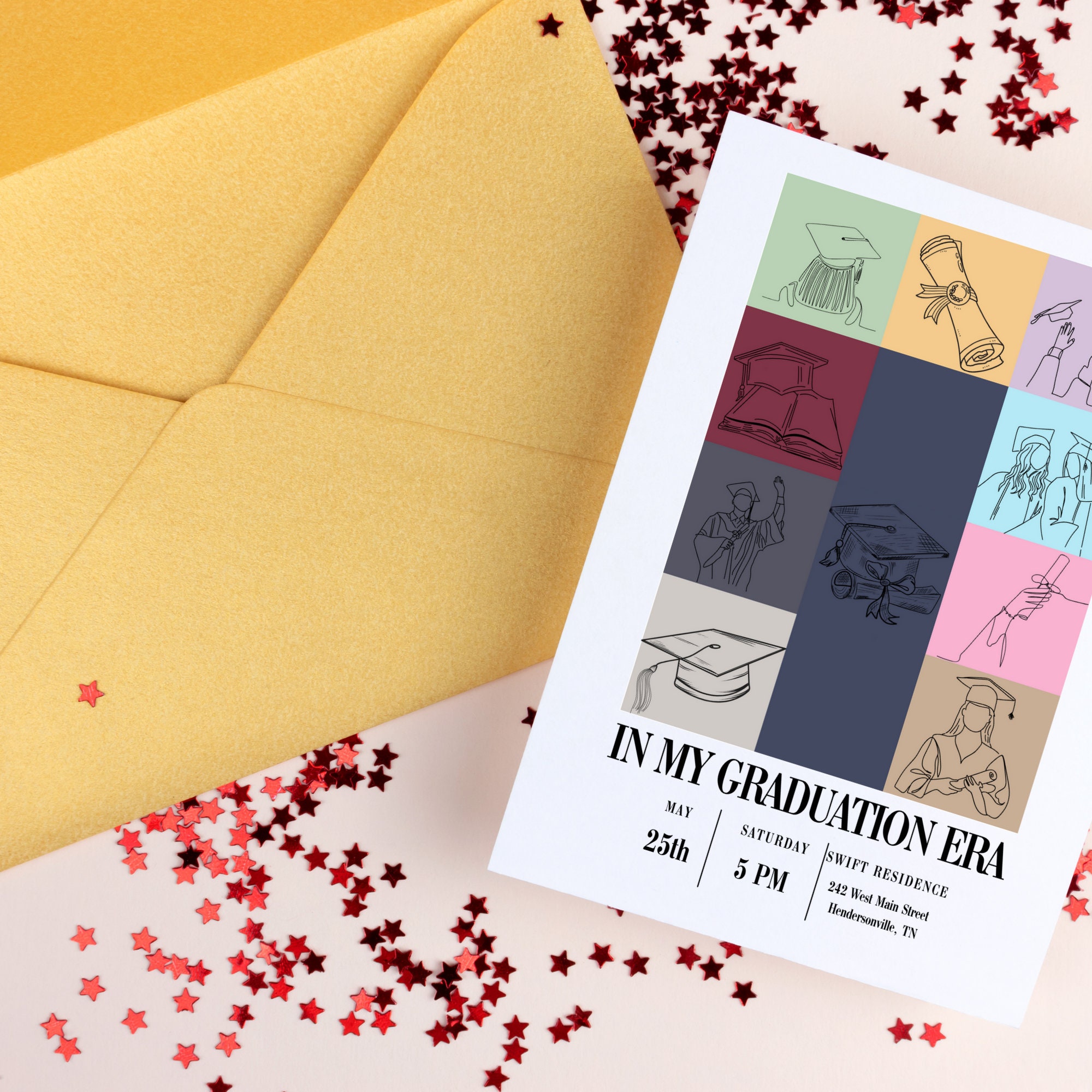 Graduation Invitation, in My Graduation Era Invitation, Graduation ...