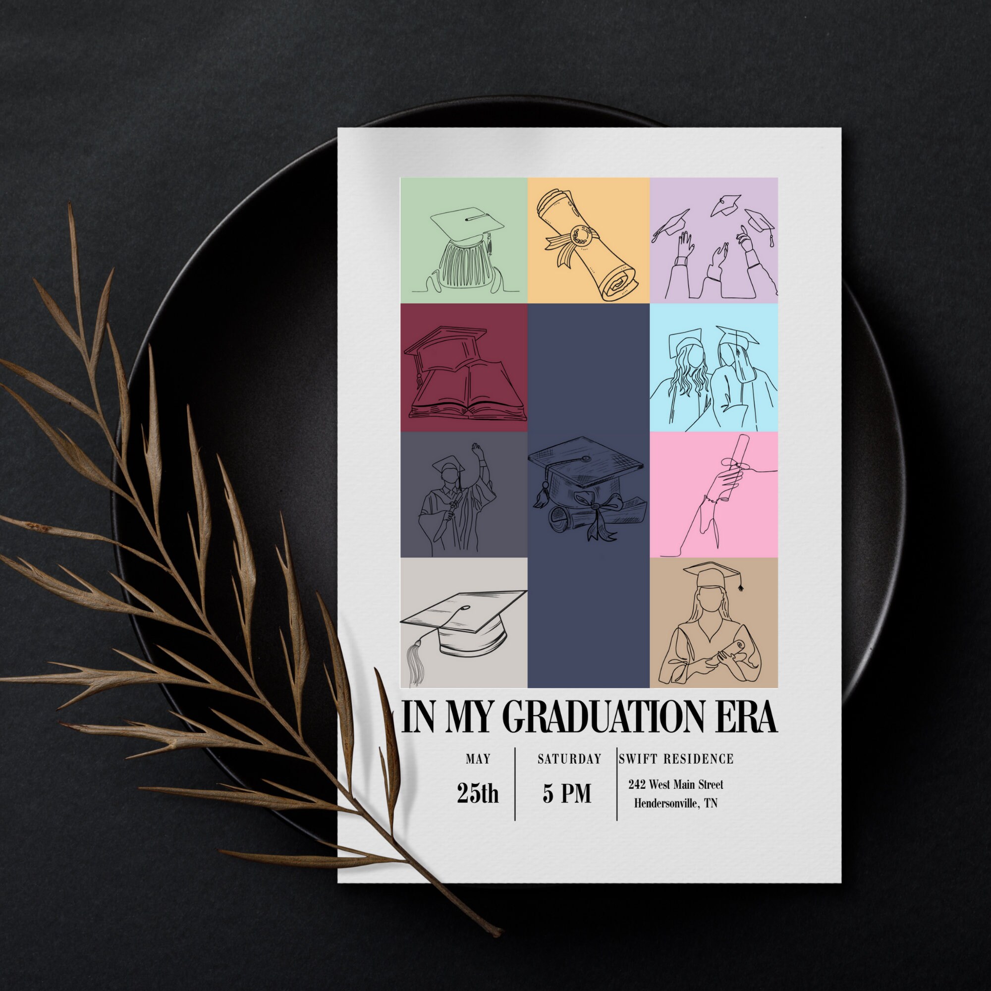 Graduation Invitation, in My Graduation Era Invitation, Graduation ...