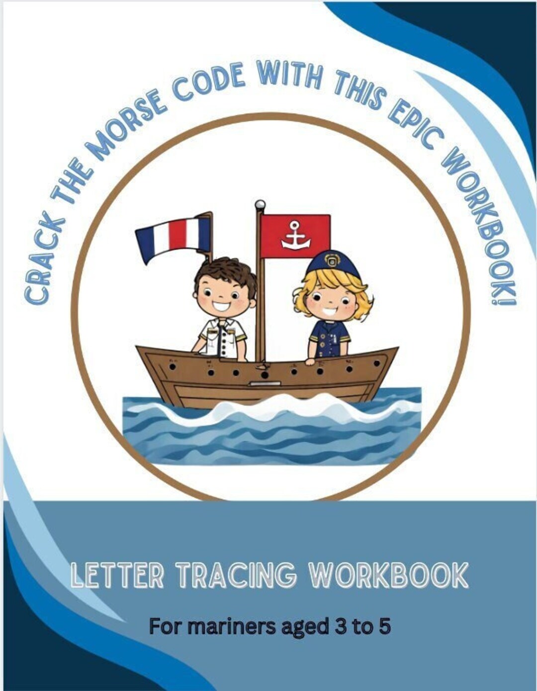International Morse Code Flag Alphabet Tracing Workbook (for Children ...