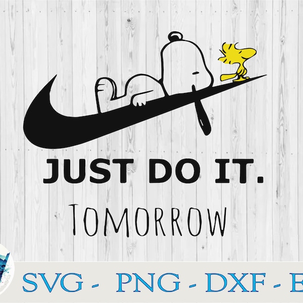 Snoopy Just Do It Svg - Etsy