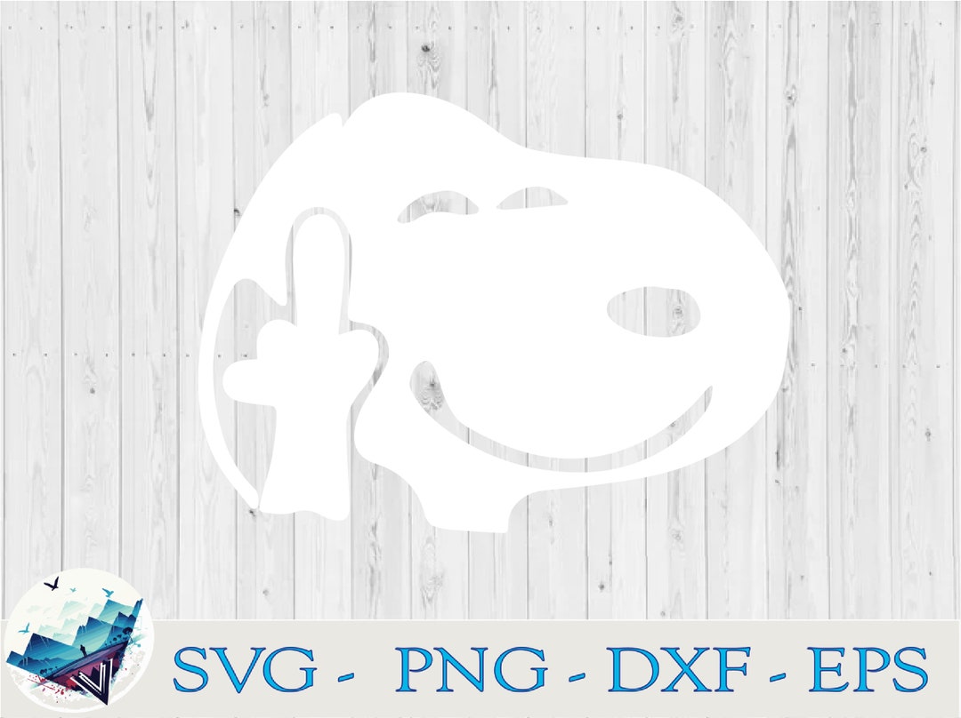 Snoopy Middle Finger Svg, Peanuts Vector, Clipart Snoopy, EPS File, PNG ...