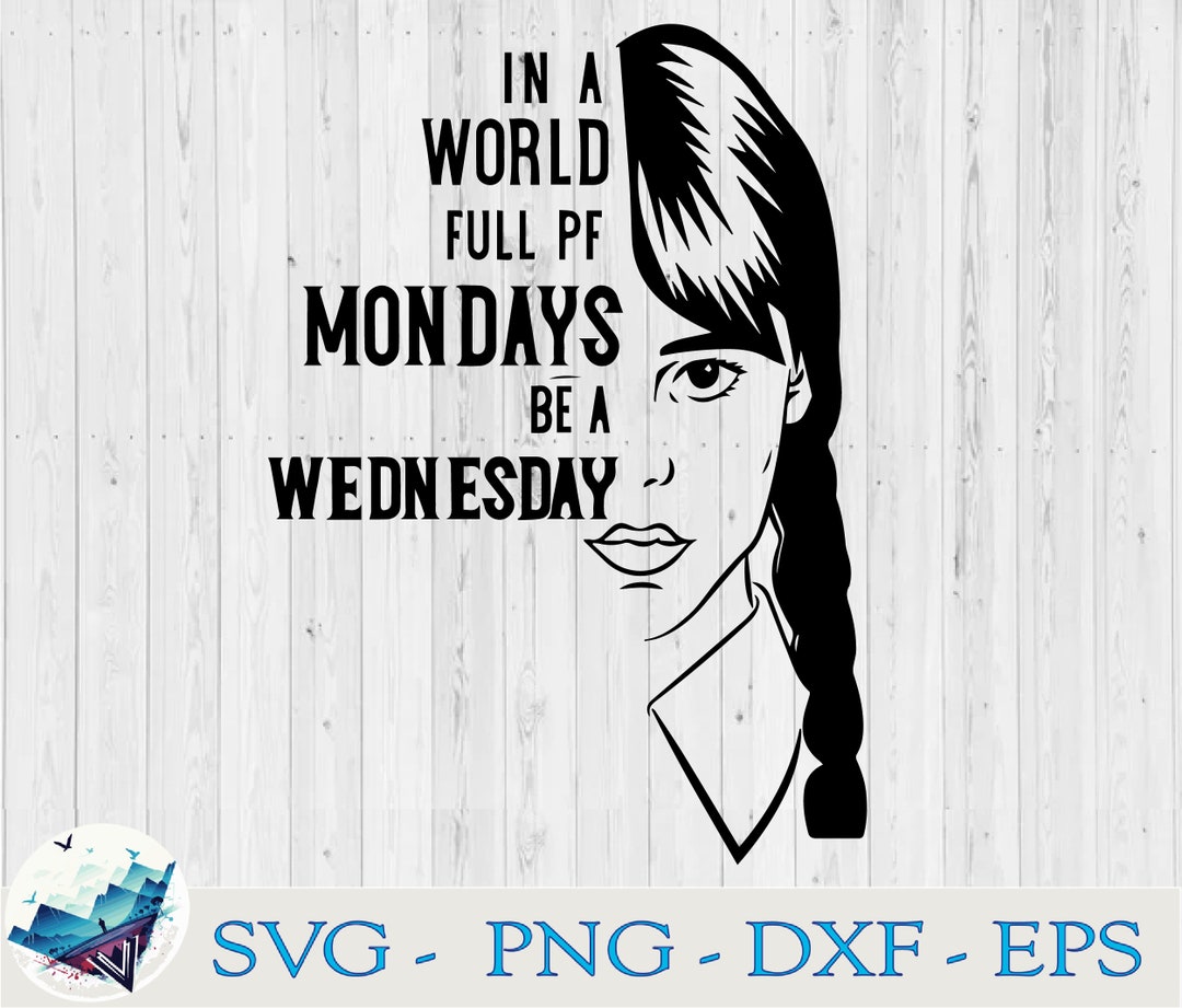Wednesday Addams Svg Wednesday Addams Svg Bundle Jenna Ortega Addams ...