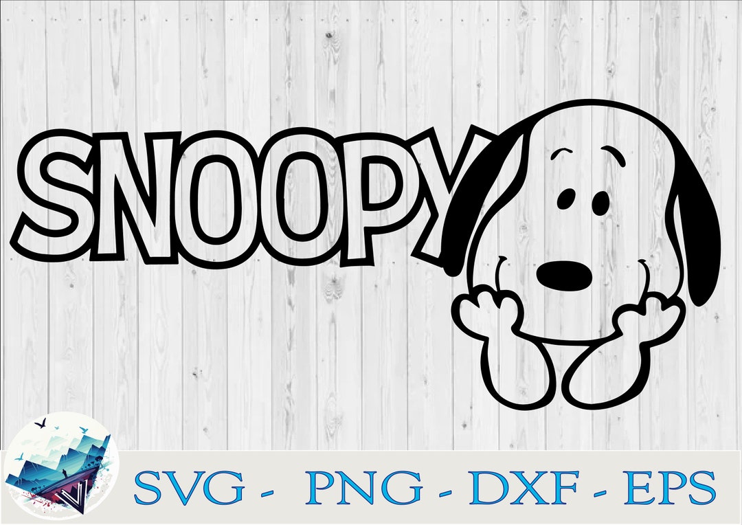 Snoopy svg vector de Peanuts clipart snoopy archivo SVG - Etsy España
