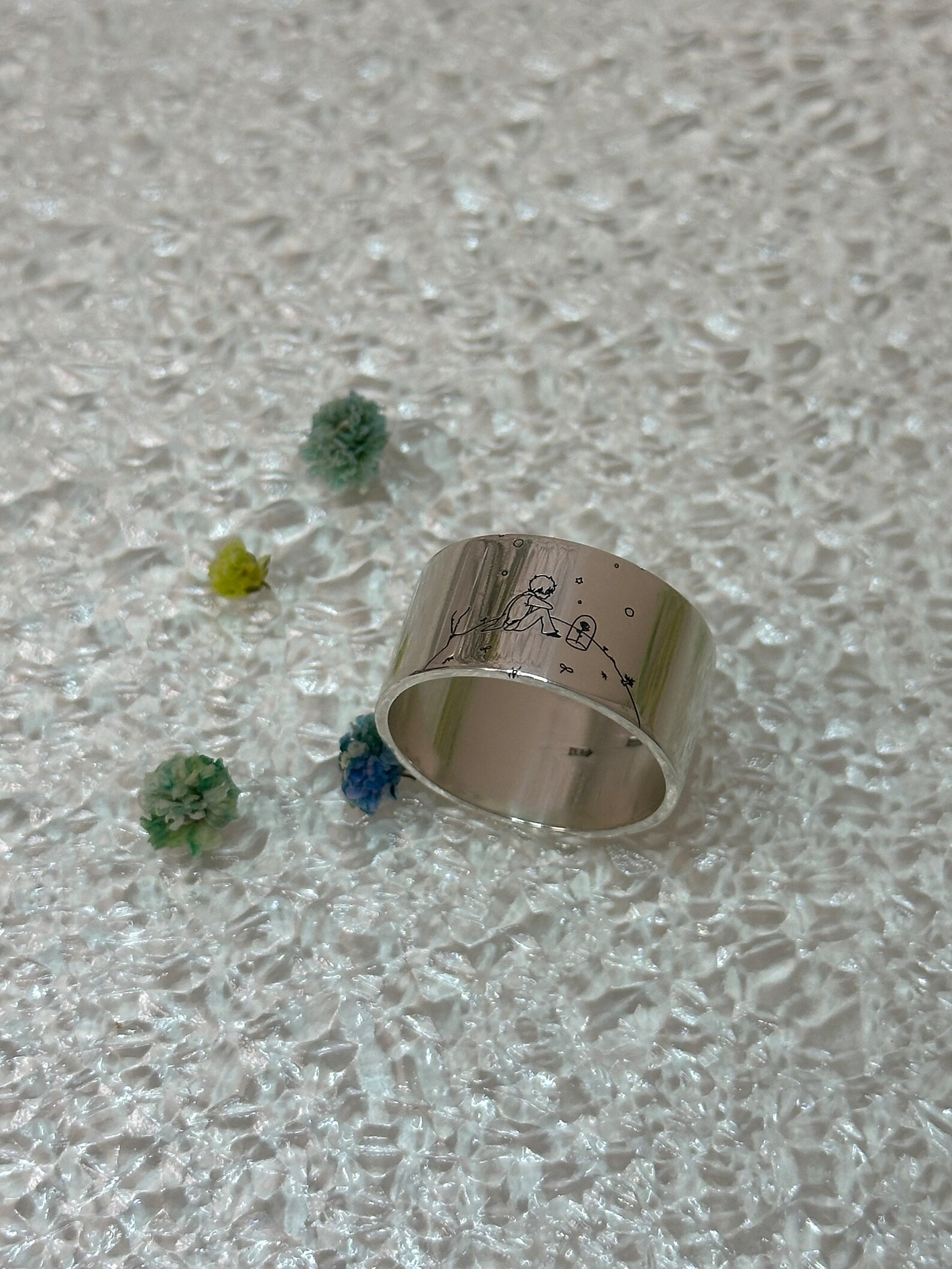 Custom Engraved 'little Prince' Ring Personalized Literary Jewelry ...