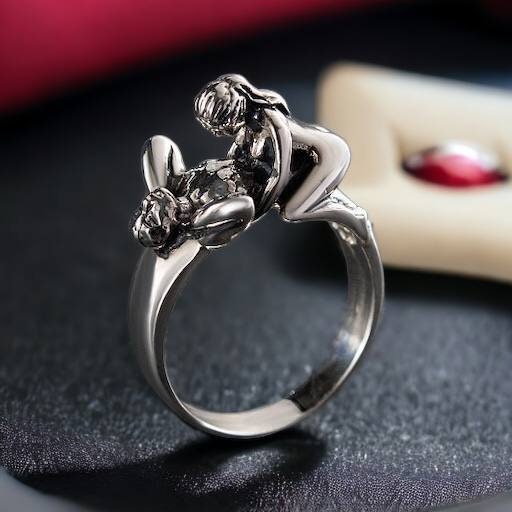 Lovers' Pose Ring Intriguing and Unique Couple's Jewelry - Etsy