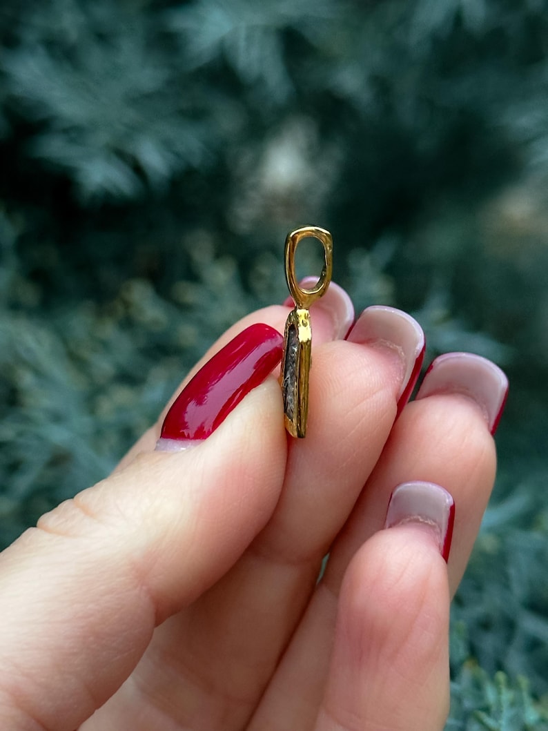 Saint Nicholas Gold Plated Silver Pendant - Handcrafted Christian ...
