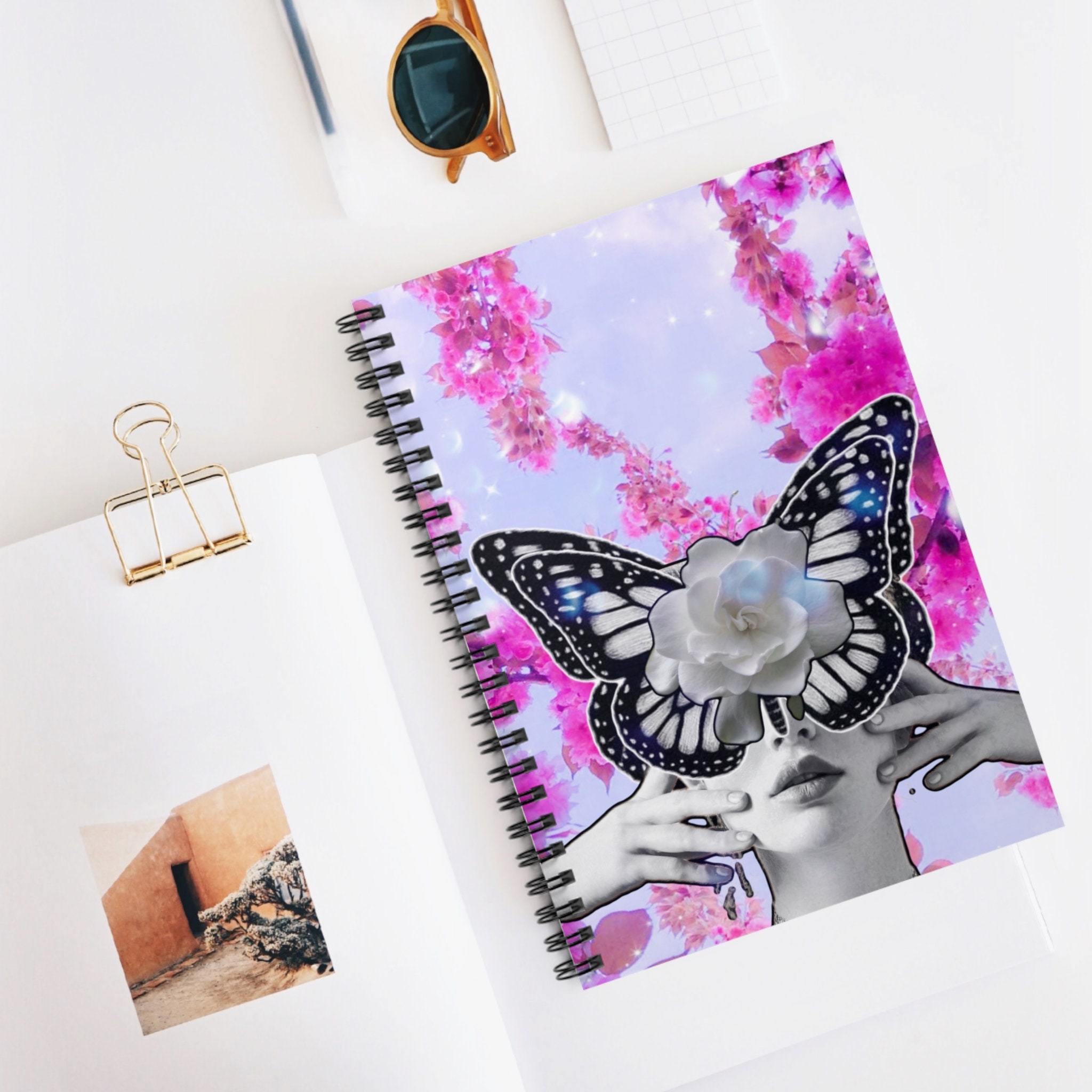 Notebook, Spiral Notebook, Fashion, Fashion Notebook, Fashion Collage ...