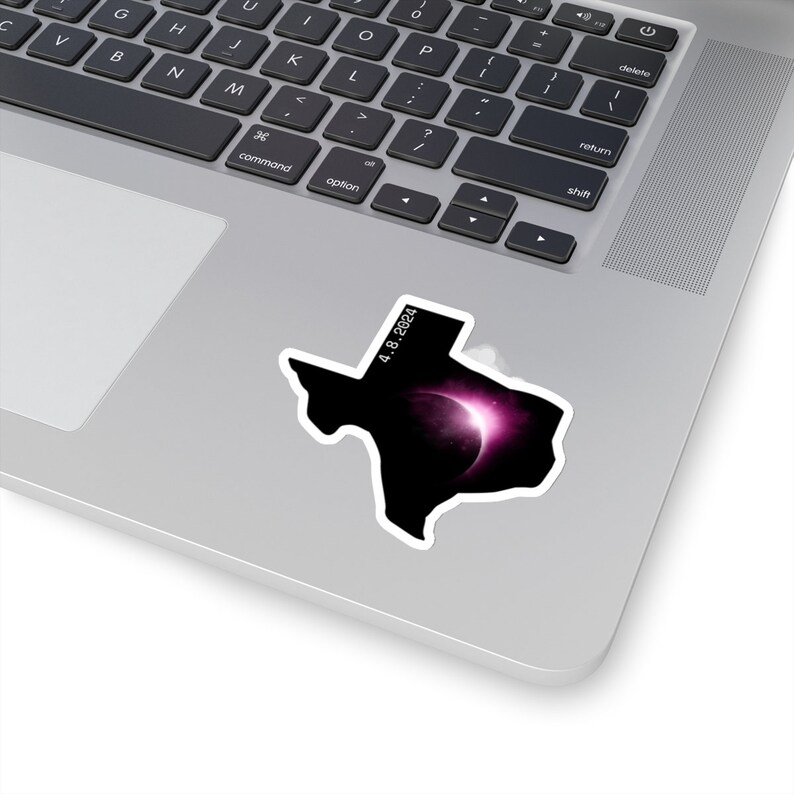 Texas Solar Eclipse Sticker Souvenir April 2024 Path of Totality Texas ...