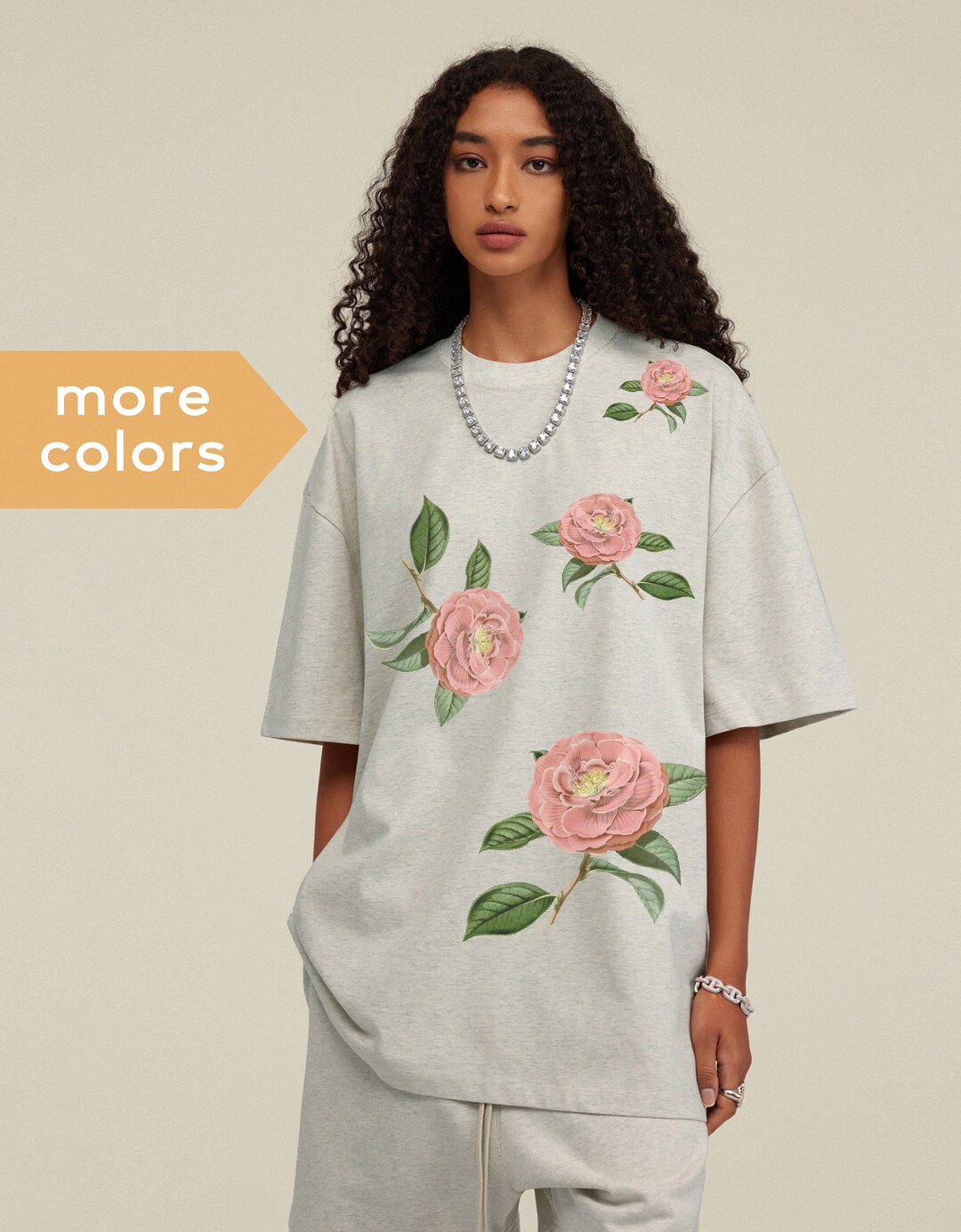 Vintage Rose Oversized T Shirt Cottage Core Rose Vintage Flower Rose T ...