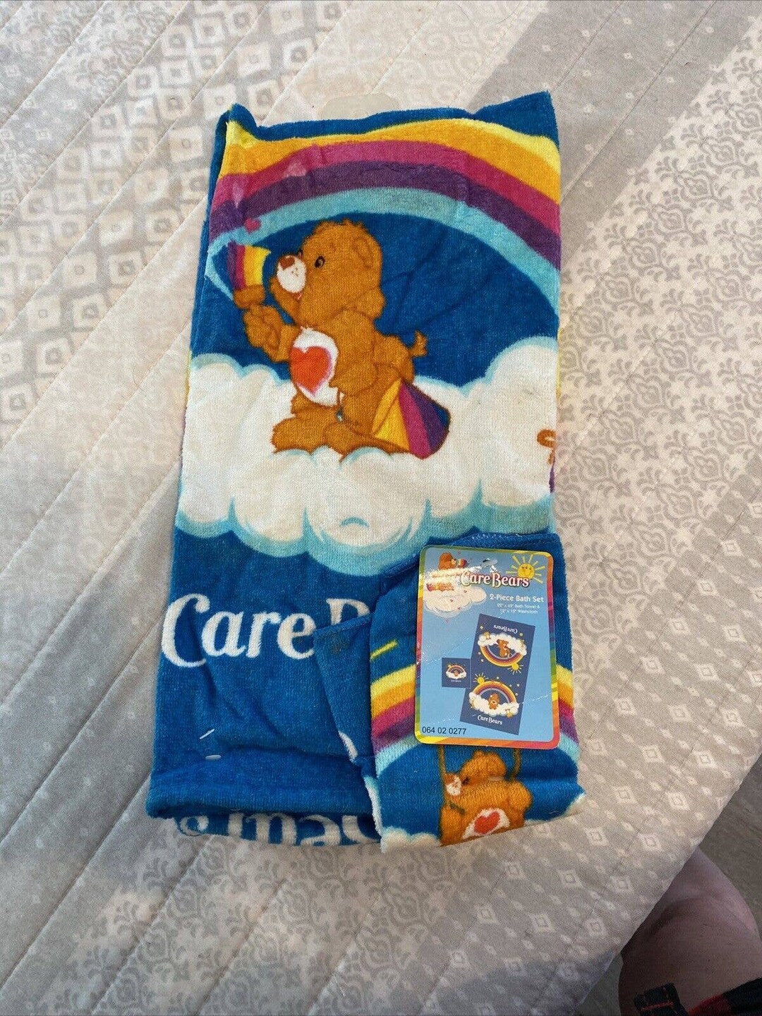 Care Bears Two Piece Bath Set With Towel and Wash Cloth Vtg - Etsy