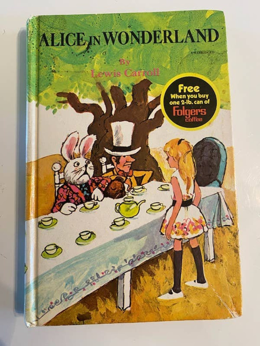 Lewis Carroll Alice in Wonderland 1970 Hardcover Whitman - Etsy