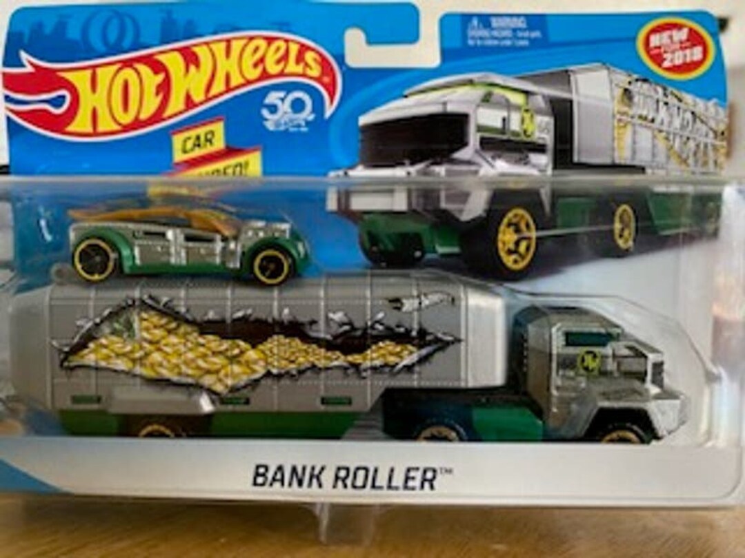 Hot Wheels Mattel Bank Roller Detachable Trailer 2017 Piggy Bank New - Etsy
