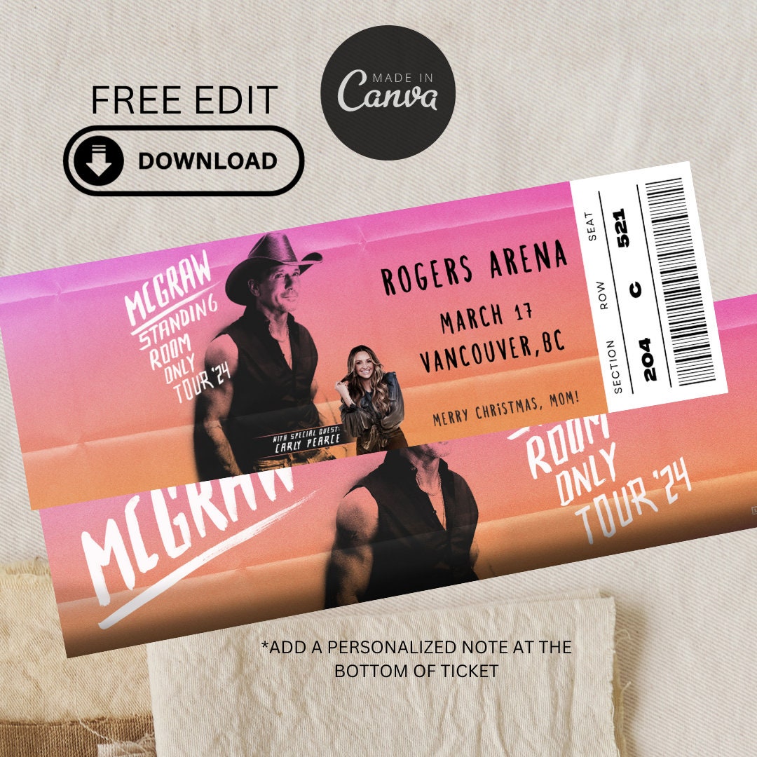 Standing Room Only Tour, Tim Mcgraw Concert, Carley Pearce, Tim Mcgraw ...