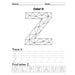 Alphabet Color Trace and Find Worksheets - Etsy