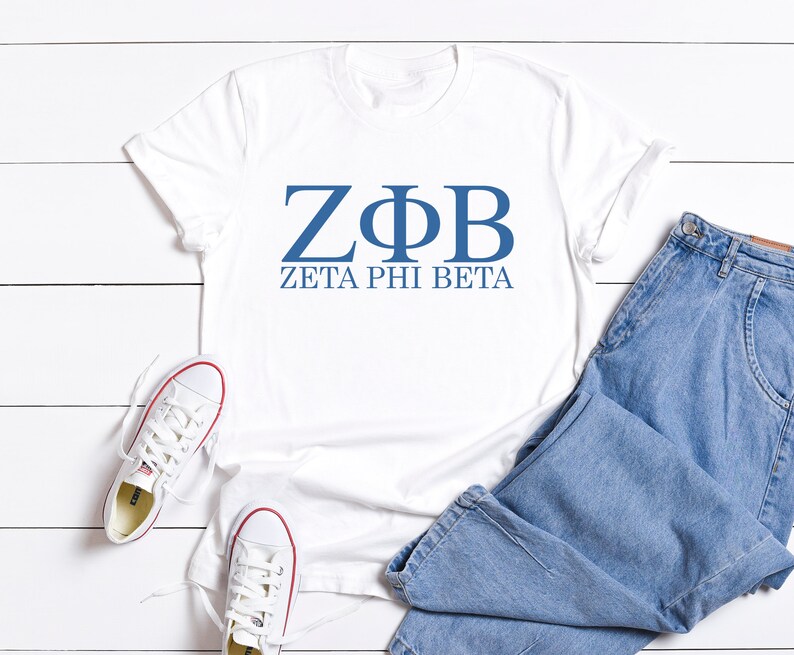 Sorority Zeta Phi Beta Shirt Custom Sorority Shirt Alpha Delta Pi Shirt ...