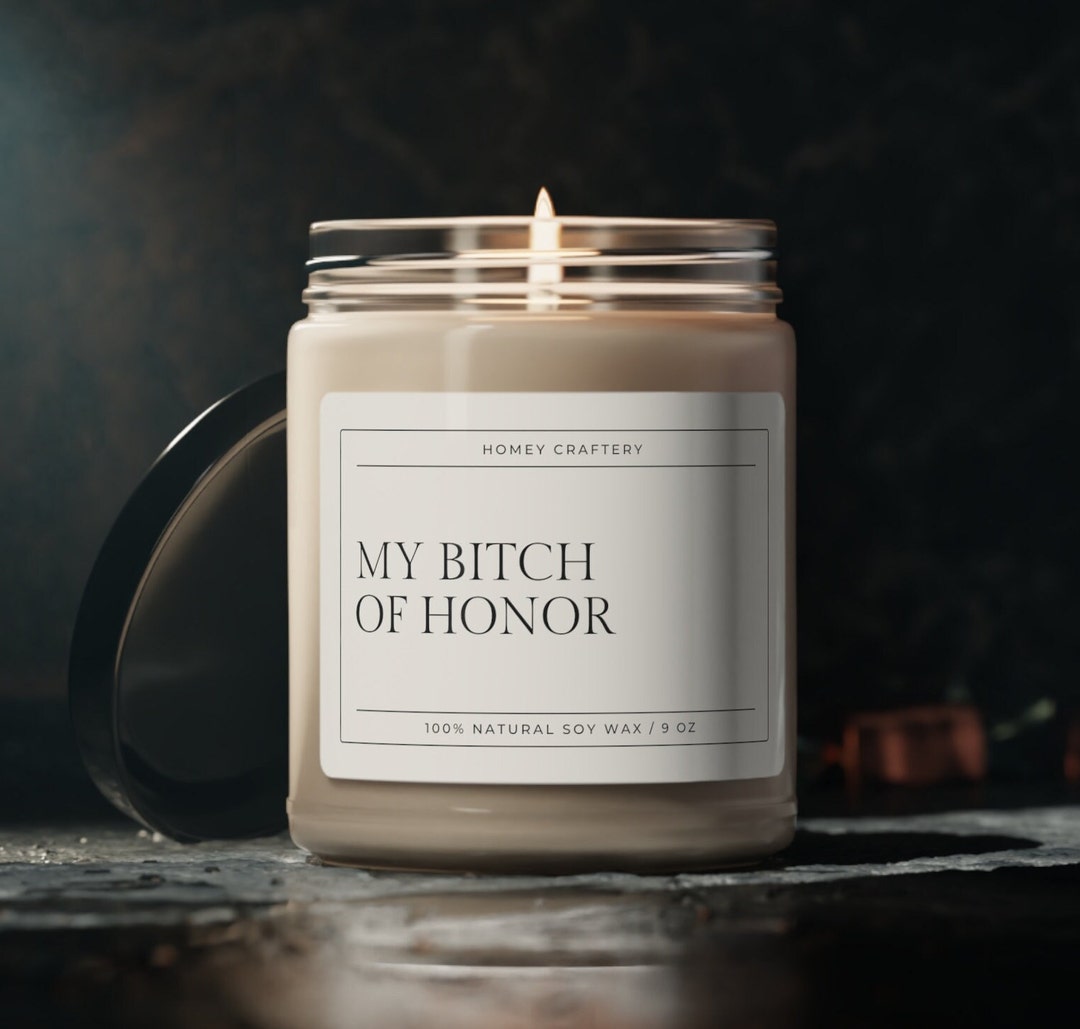 Maid of Honor Candle Bridaemaid Proposal Matron of Honor Proposal ...