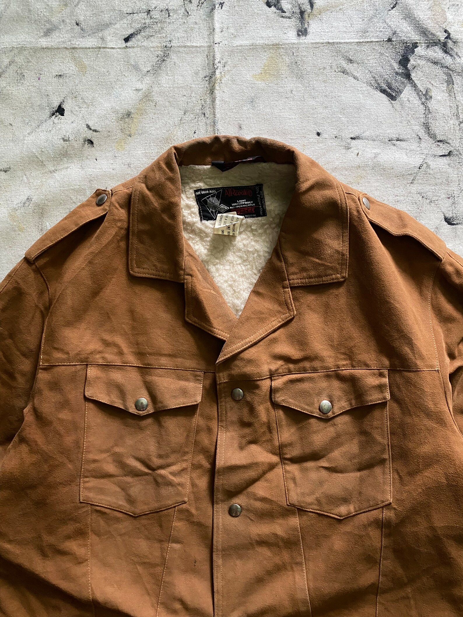 Pit26 Vintage 1970's Seyntex Aircodin Brand Shering Jackets Wool Liner ...