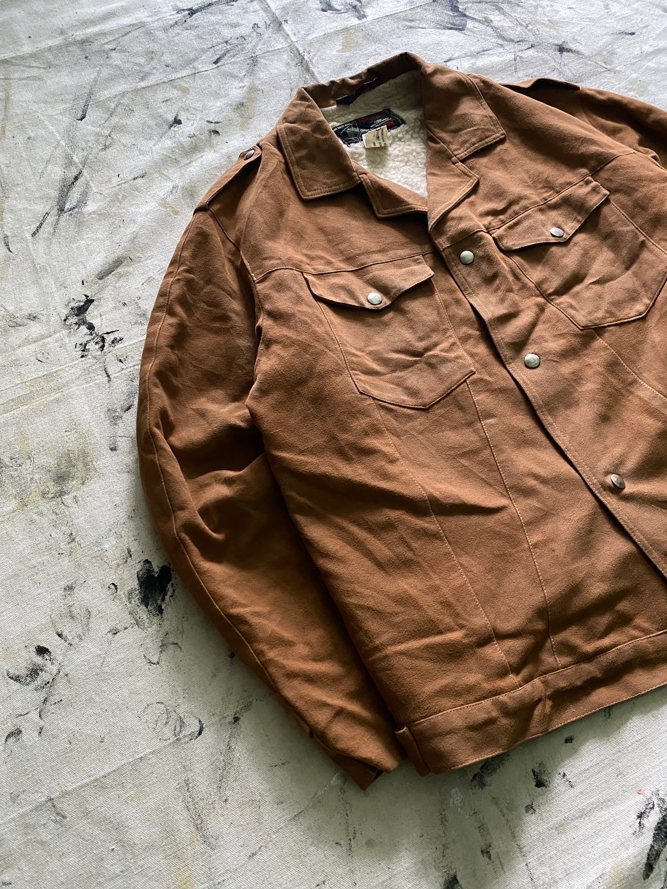 Pit26 Vintage 1970's Seyntex Aircodin Brand Shering Jackets Wool Liner ...