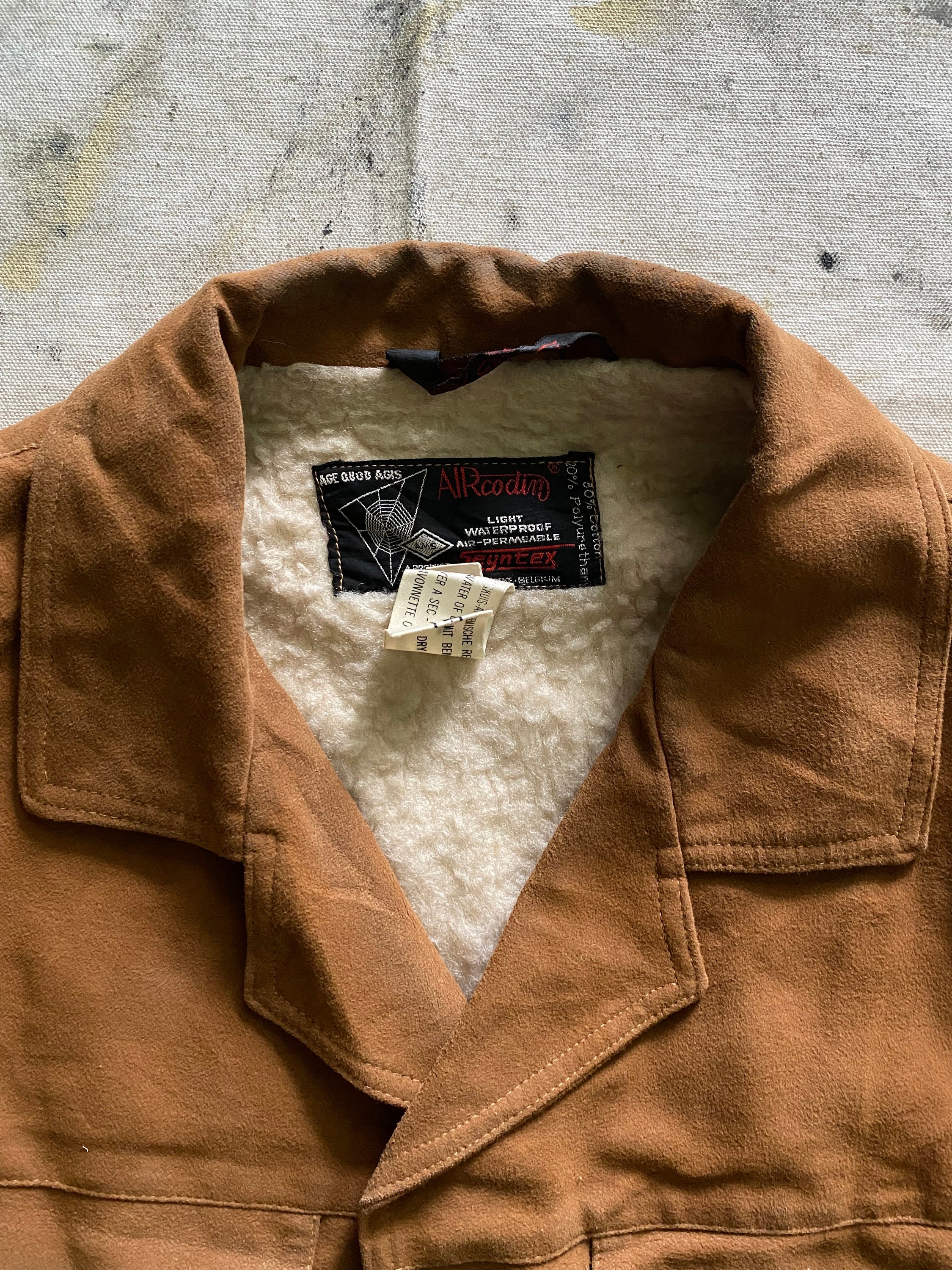 Pit26 Vintage 1970's Seyntex Aircodin Brand Shering Jackets Wool Liner ...