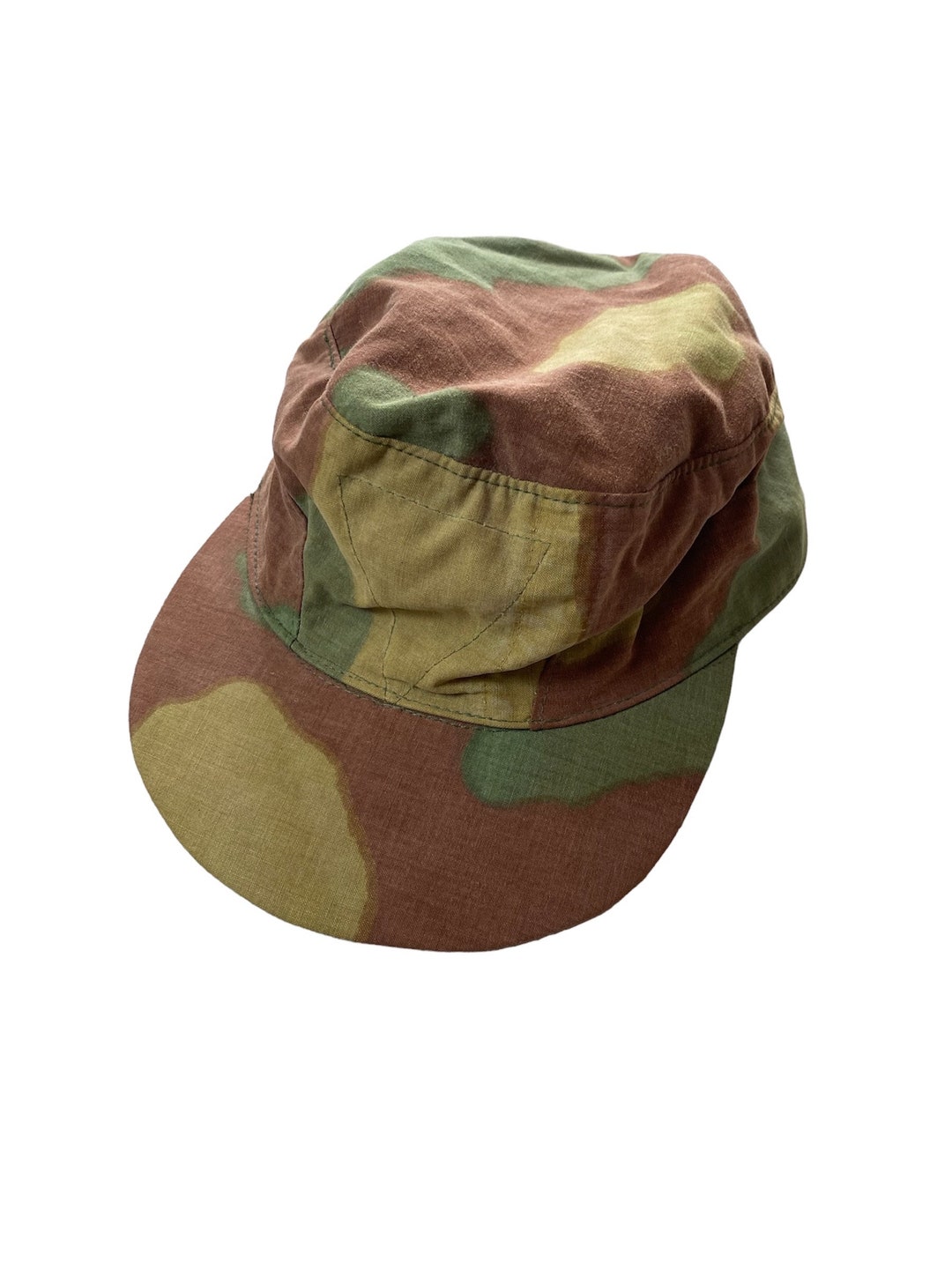 Vintage 1970's M41 Italian Army Camo Field Cap in Beautiful Faded, Size ...