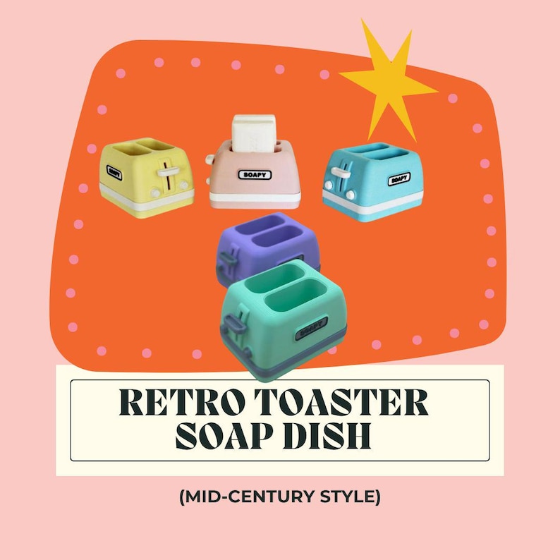 Retro Toaster Soap Dish (mid-century) - Etsy