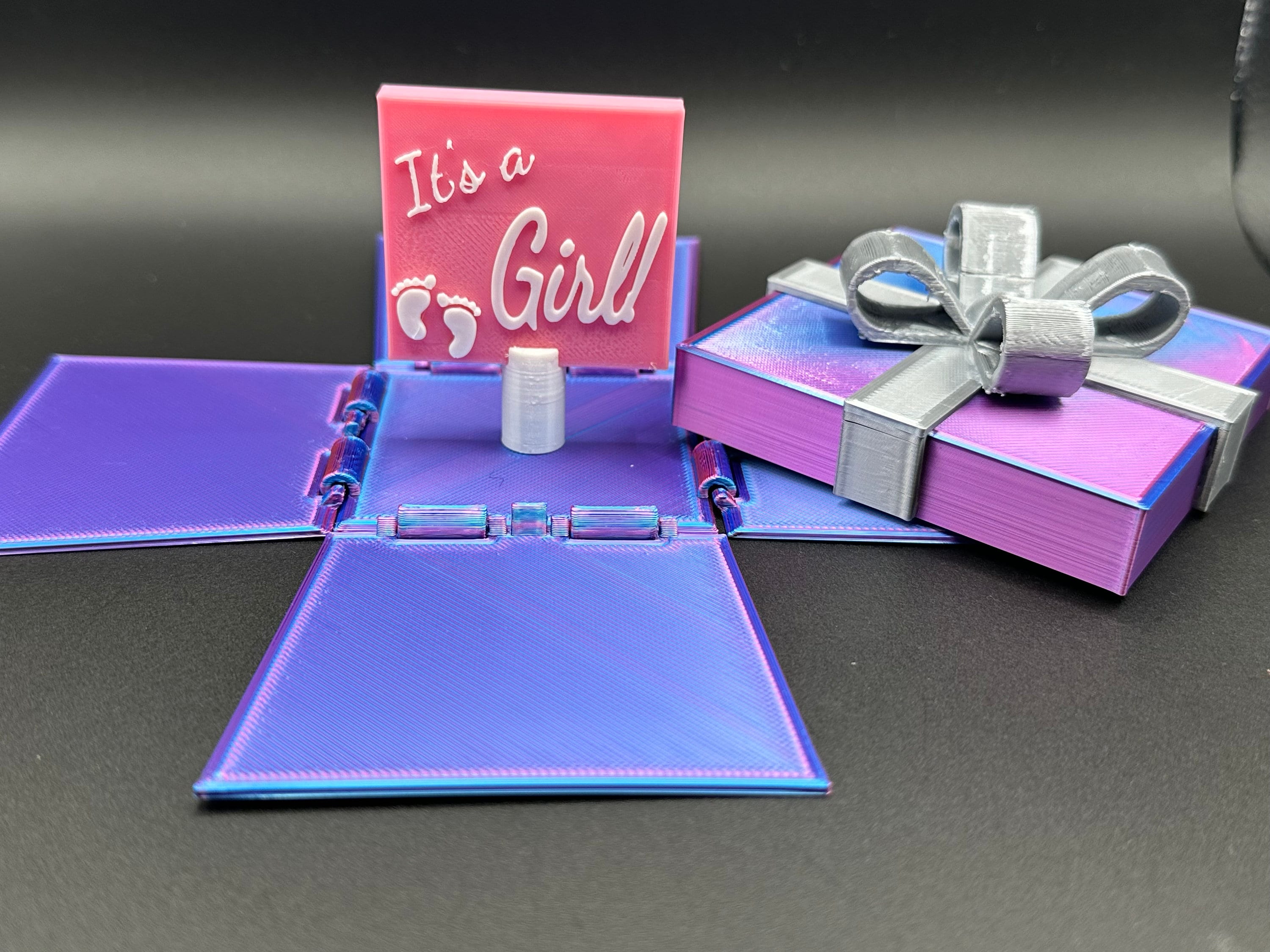 Gender Reveal Surprise Gift Box - Etsy