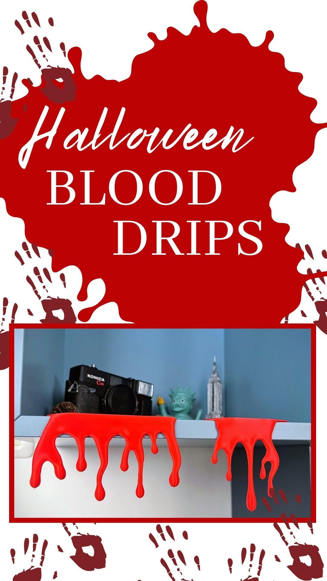 Blood Drips Decor - Etsy