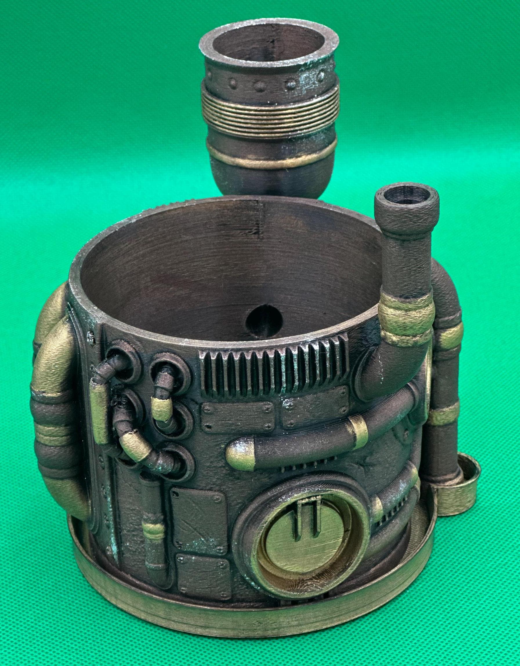 Steampunk Style Planter (hand-painted, Organizer) - Etsy