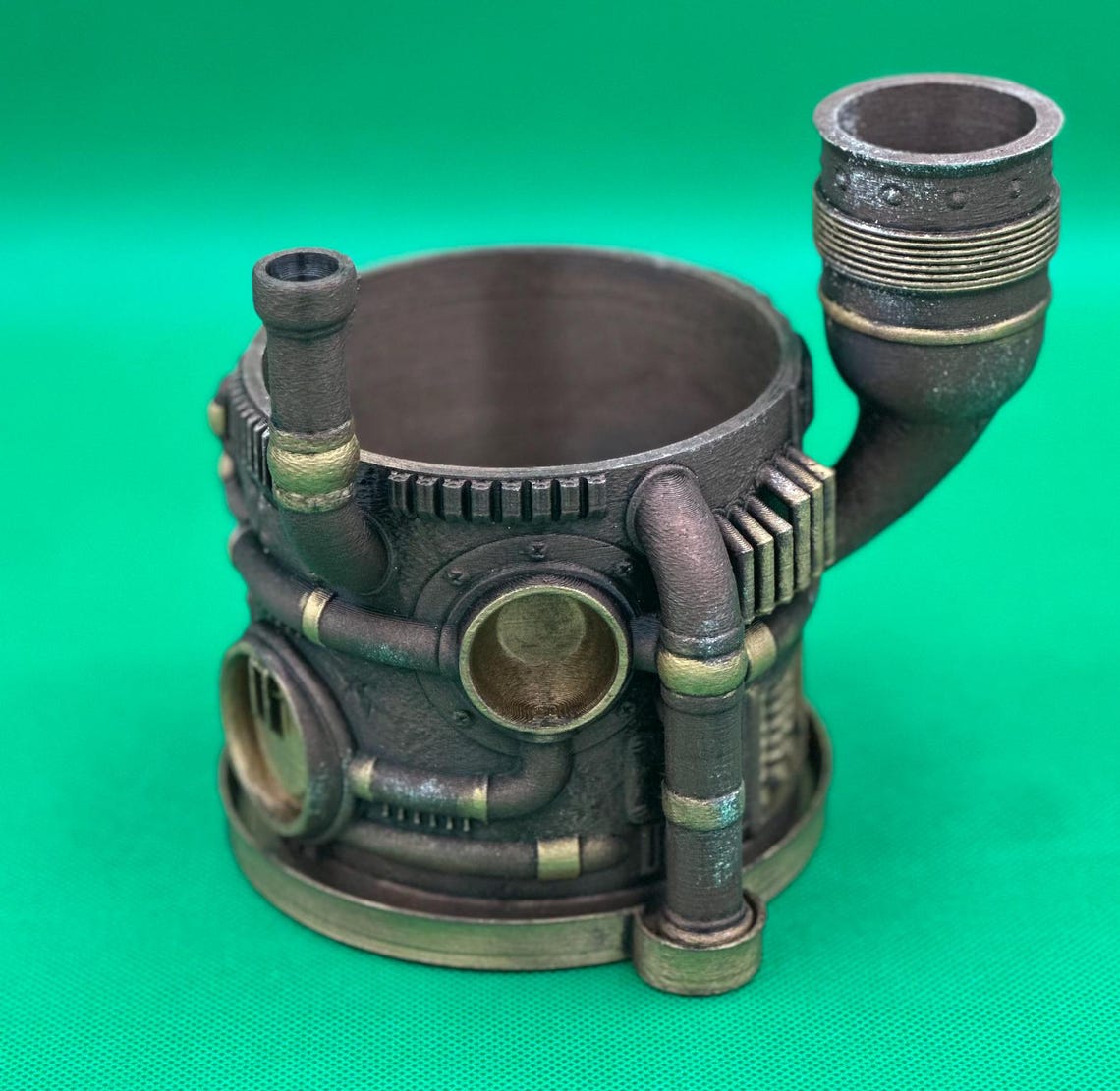 Steampunk Style Planter (hand-painted, Organizer) - Etsy