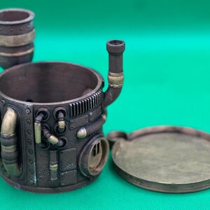 Steampunk Style Planter (hand-painted, Organizer) - Etsy