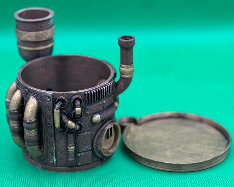 Steampunk Style Planter (hand-painted, Organizer) - Etsy