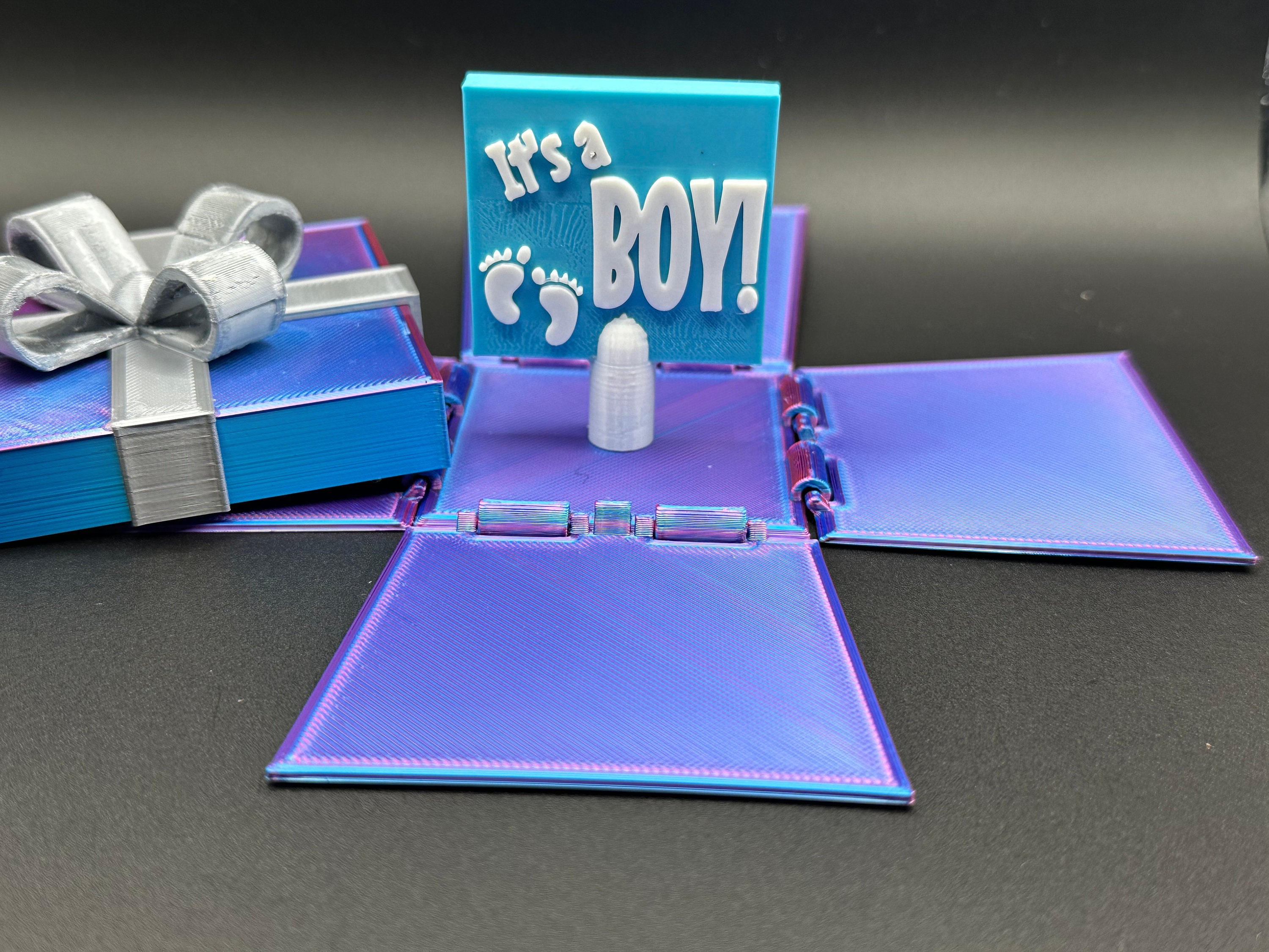 Gender Reveal Surprise Gift Box - Etsy