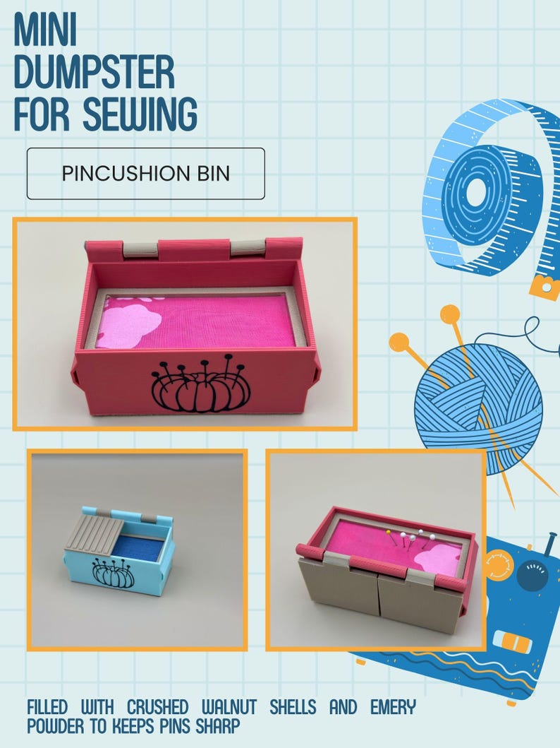 Mini Dumpsters for Sewing - Etsy
