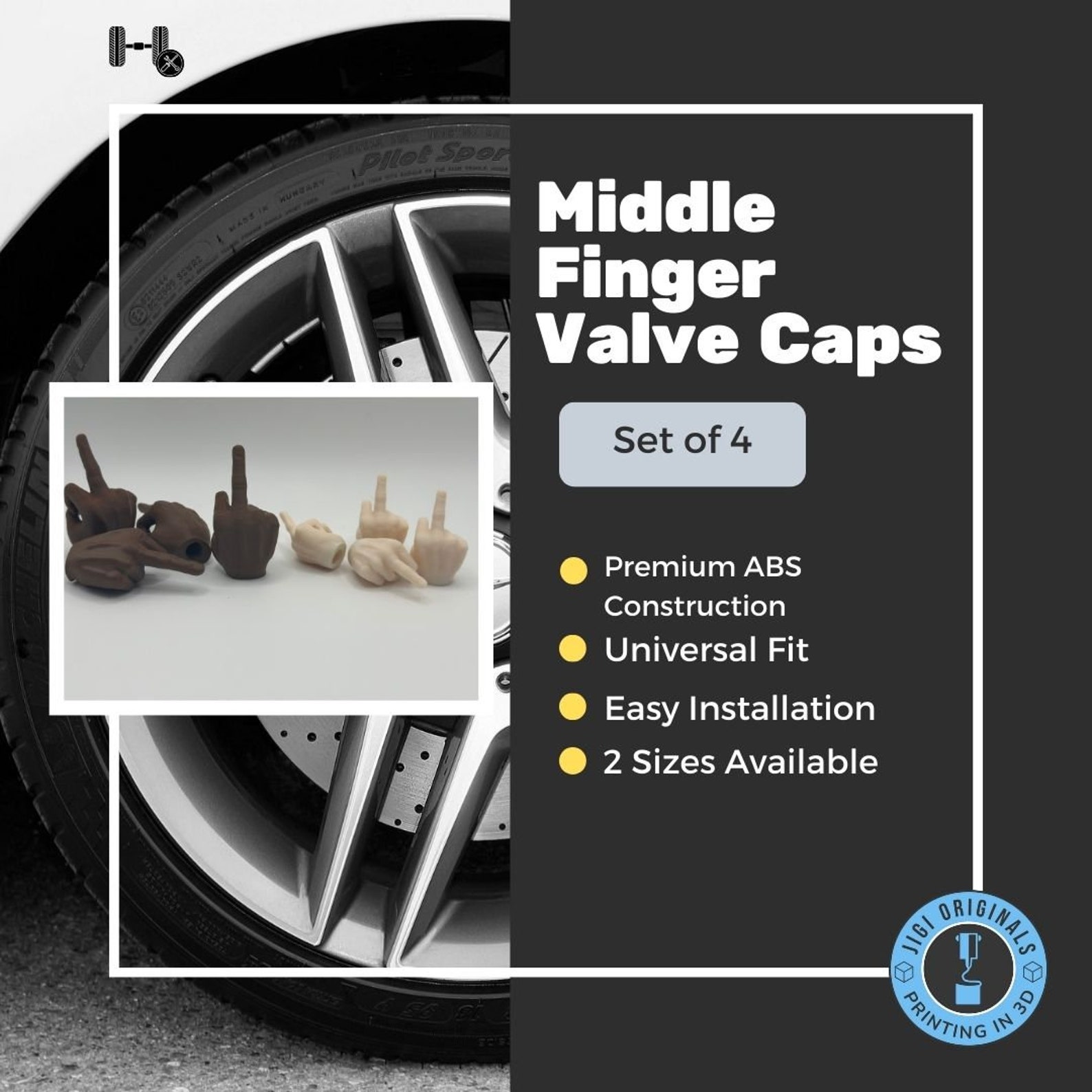 Middle Finger Valve Caps (set of 4) - Etsy