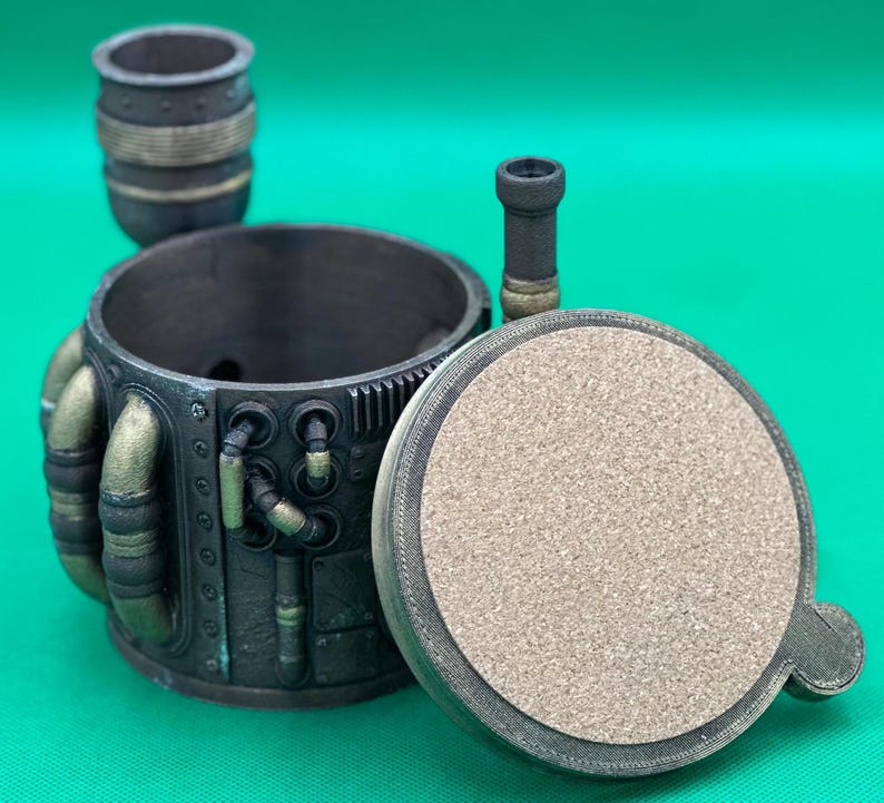Steampunk Style Planter (hand-painted, Organizer) - Etsy